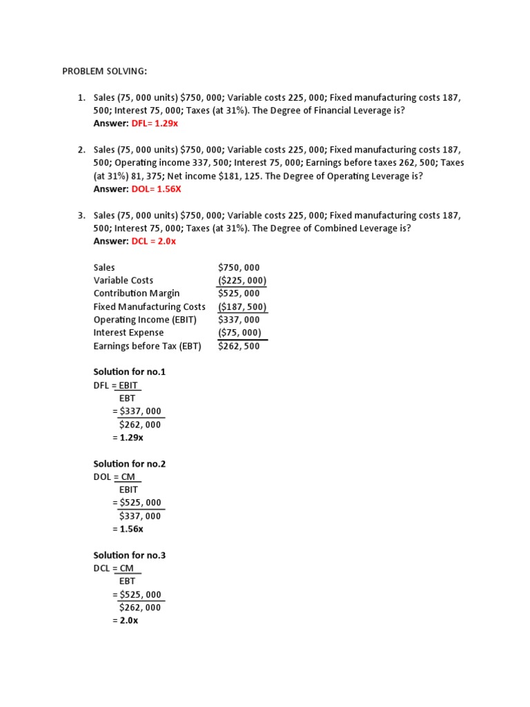 Problem Solving Finman | PDF