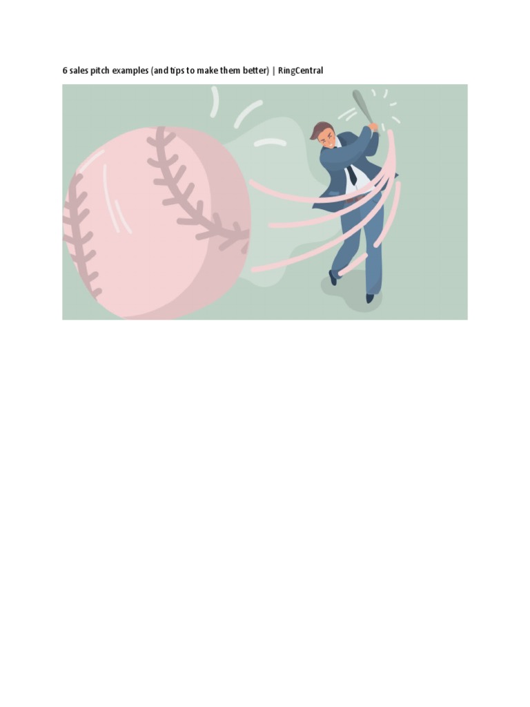 6 Sales Pitch Examples | PDF | Sales | Customer Relationship Management