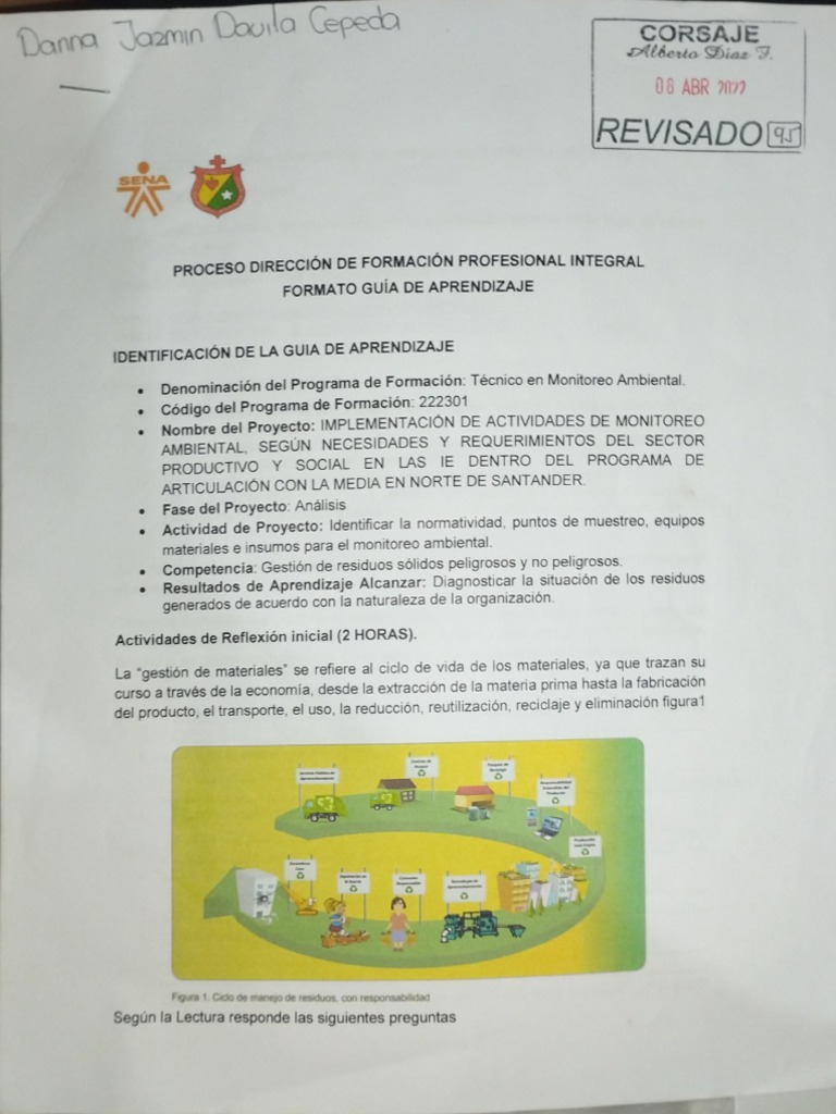 Formato Guía de Aprendizaje 01 | PDF