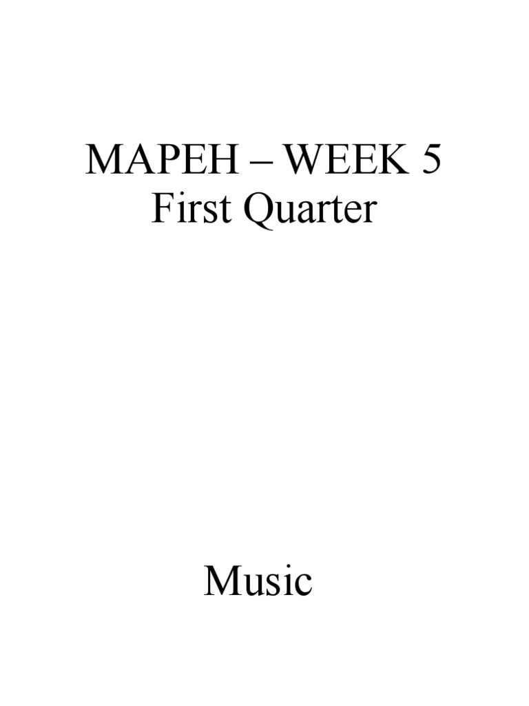 MAPEH Week 5: Conducting & Design Activities | PDF | Drawing | Conducting