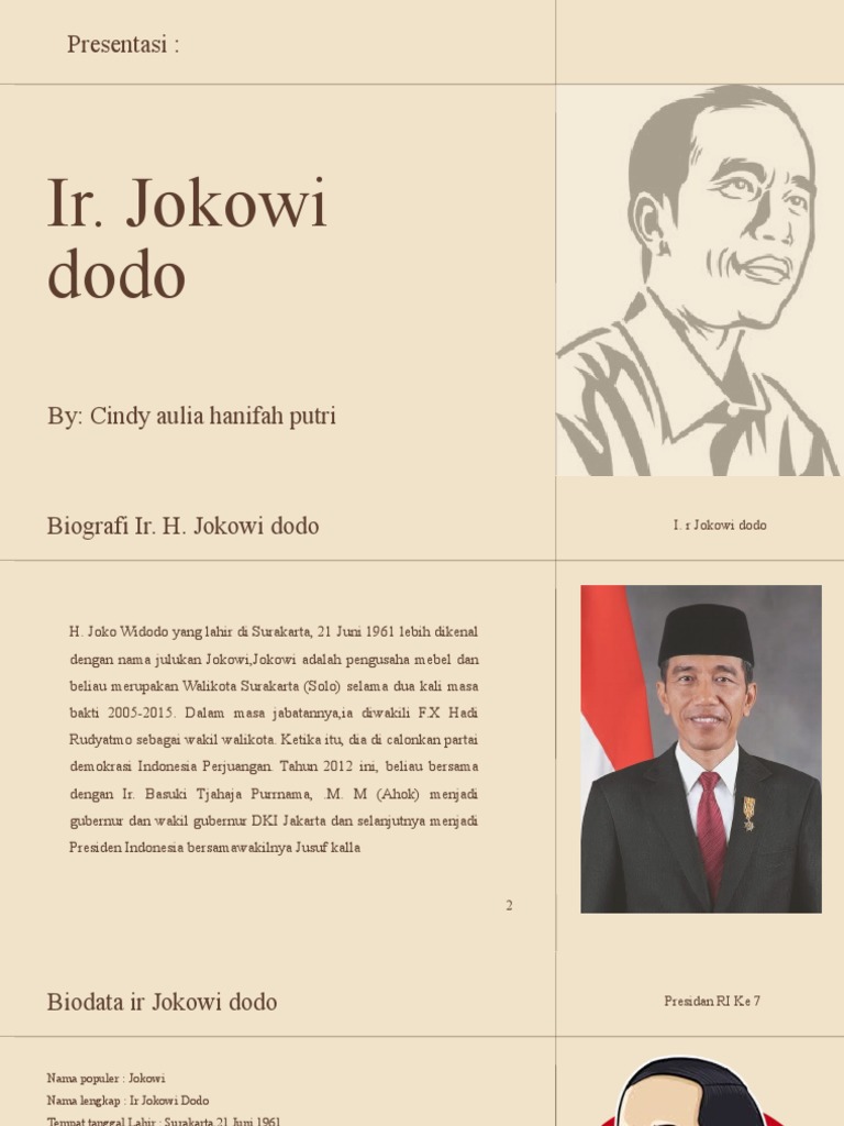 Presentasi:: Ir. Jokowi Dodo | PDF