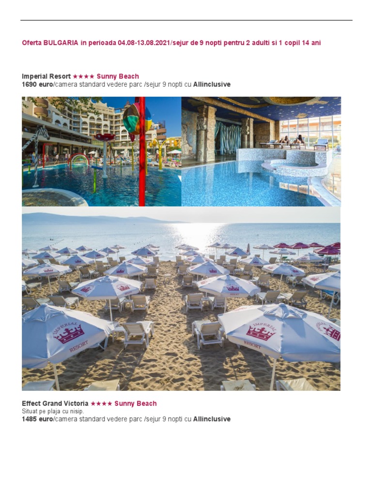 Sunny Beach | PDF
