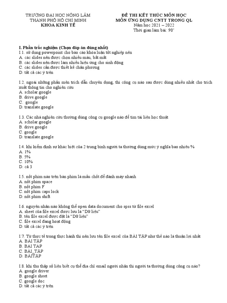 De Ung Dung CNTT Trong QL | PDF