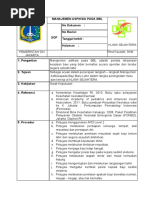 Sop - Penanganan Awal Infeksi Sepsis | PDF