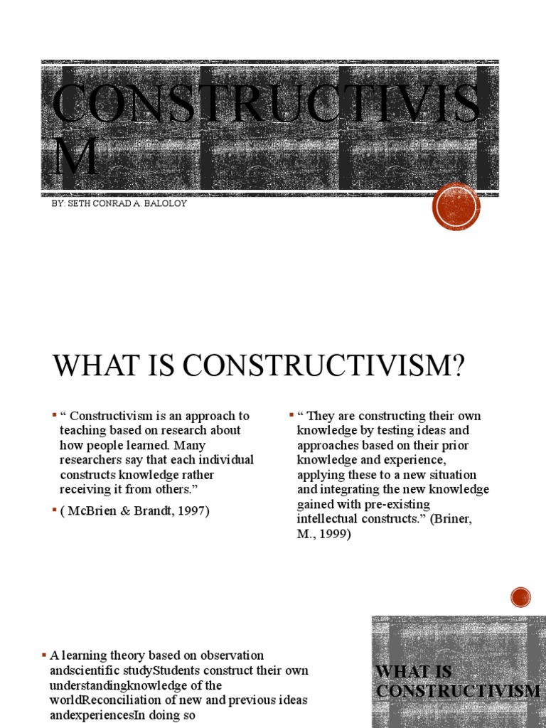 Constructivism Reporting | PDF | Constructivism (Philosophy Of ...