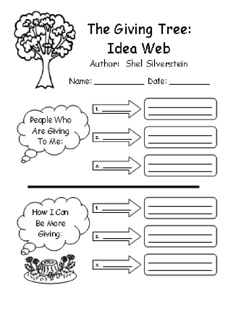 The Giving Tree Activity Sheet | PDF