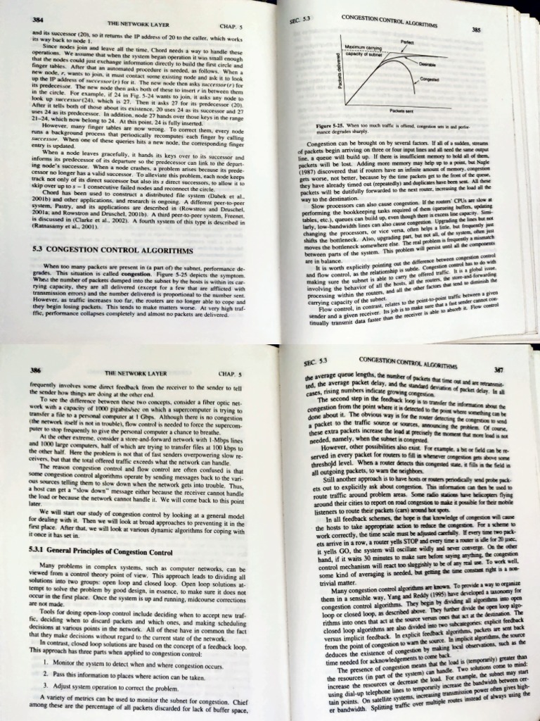 Congestion Algorithm Pdf Network Congestion Internet Architecture