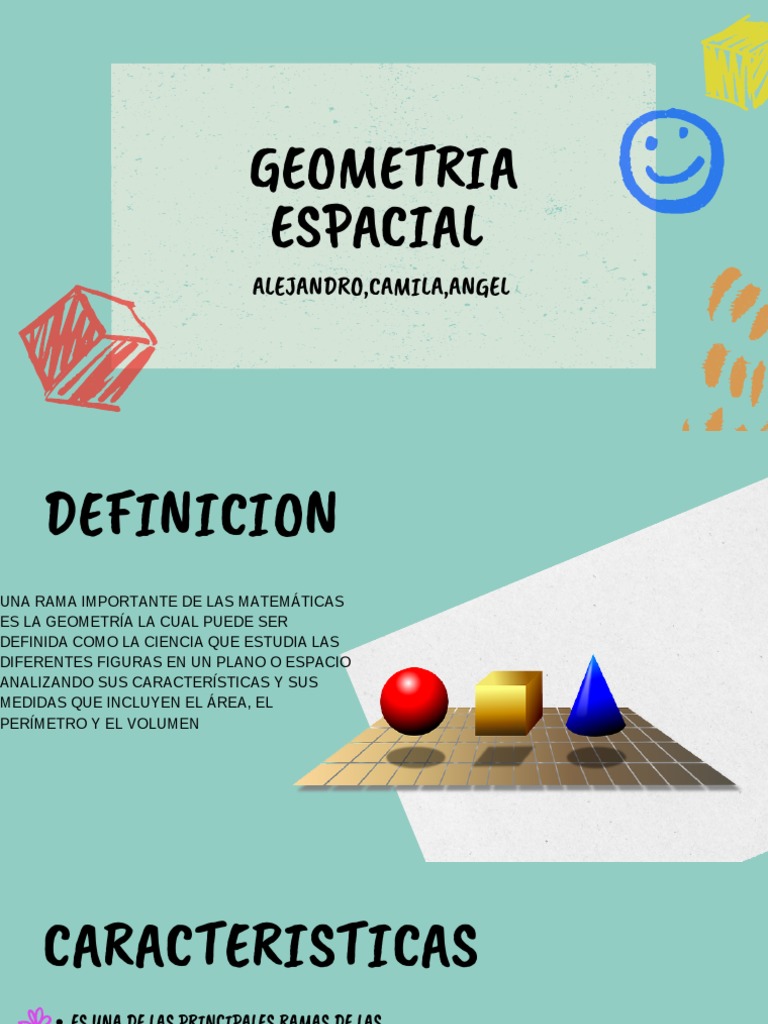 Geometría Espacial: Definición y Aplicaciones | PDF