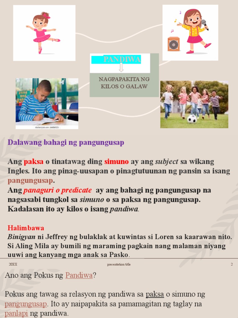 Pokus NG Pandiwa | PDF