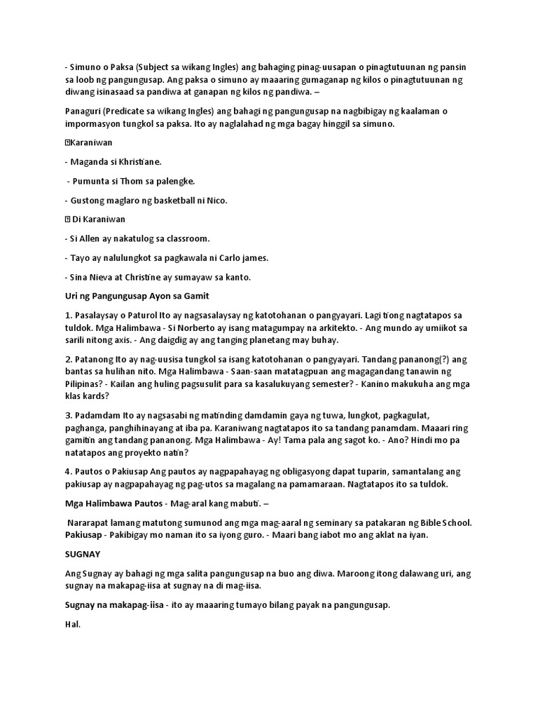 Simuno o Paksa Review | PDF