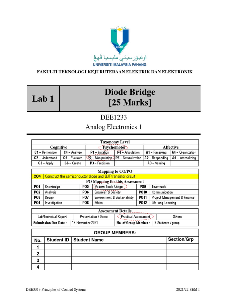 Diode bridge lab | PDF | Electronic Circuits | Electronics