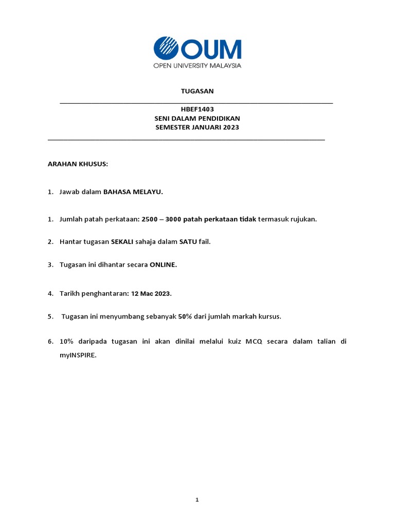 Assgn Hbef1403 | PDF