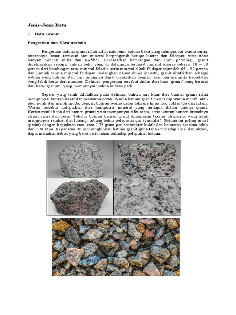 Batu Batuan | PDF | Sains & Matematika