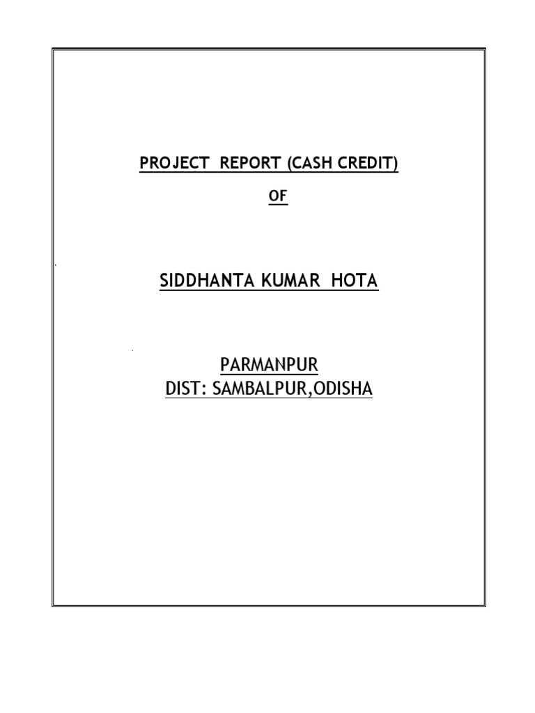 CC Loan Project | PDF | Expense | Dividend