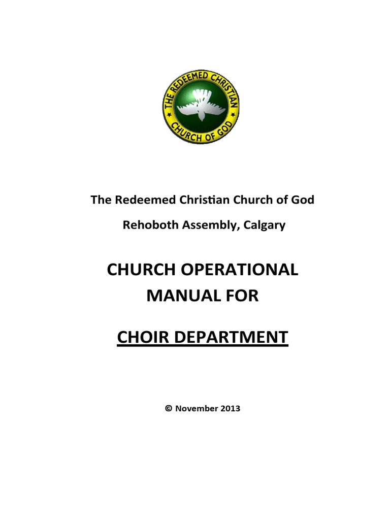 Church Operational Manual For - 5aae3e931723dd3481032f58 | PDF | Prayer ...