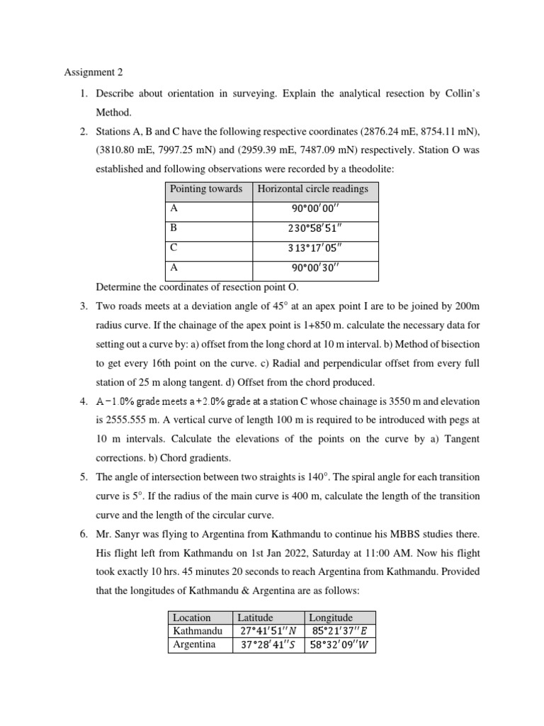 Assignment 2 Cosmos College | PDF | Minute And Second Of Arc | Angle
