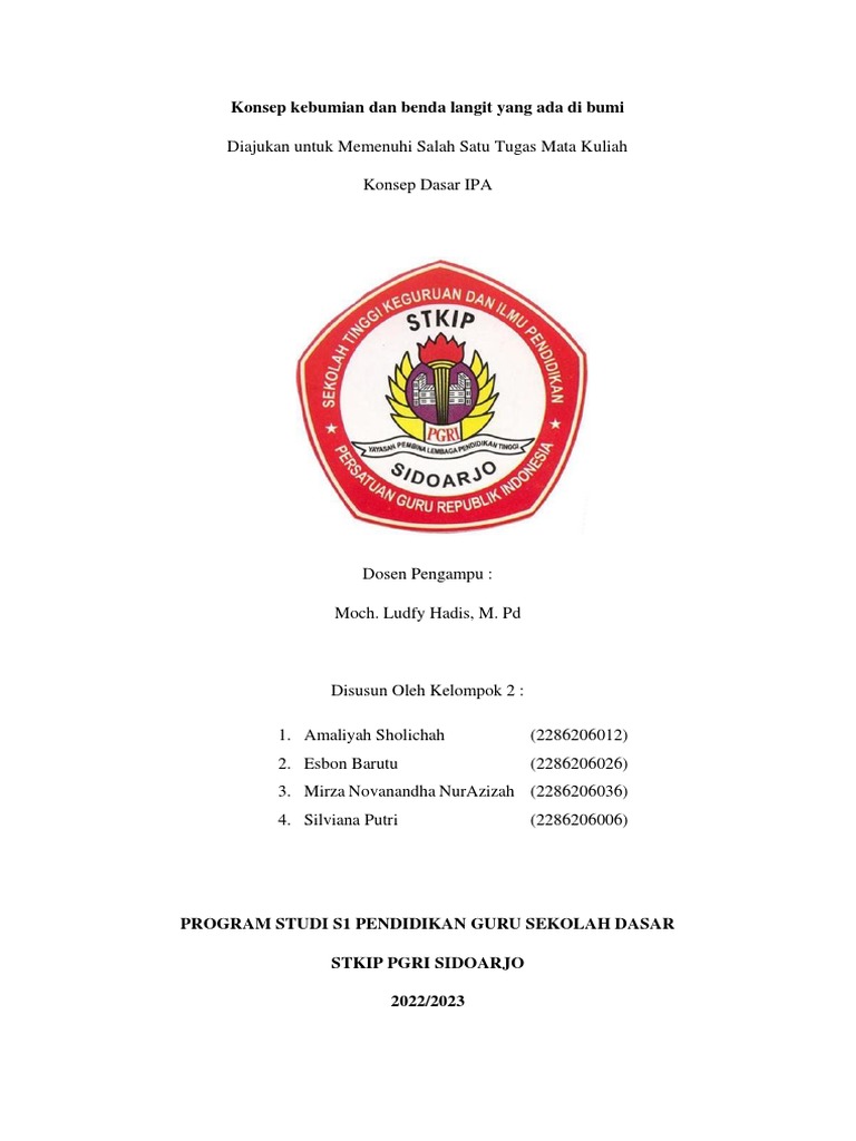 Ipa Kel.2 TTG Kebumian | PDF