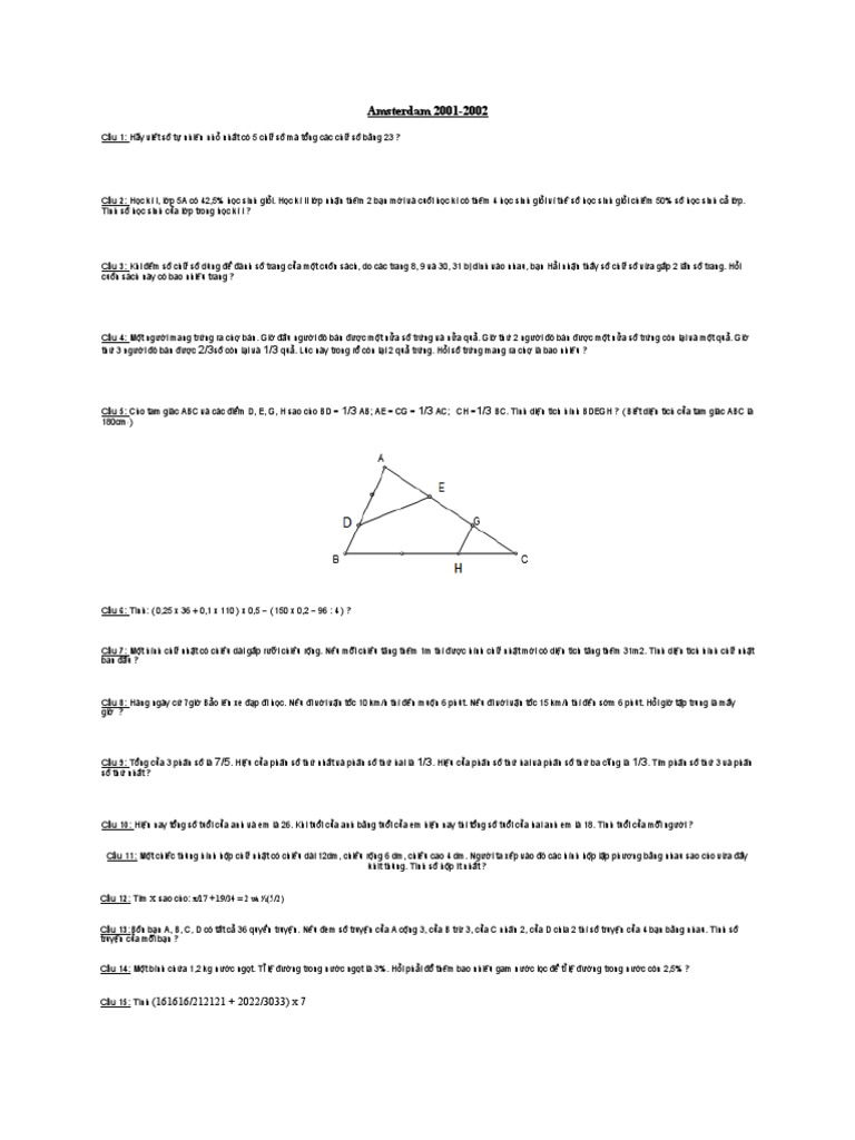 Amsterdam 2001 | PDF