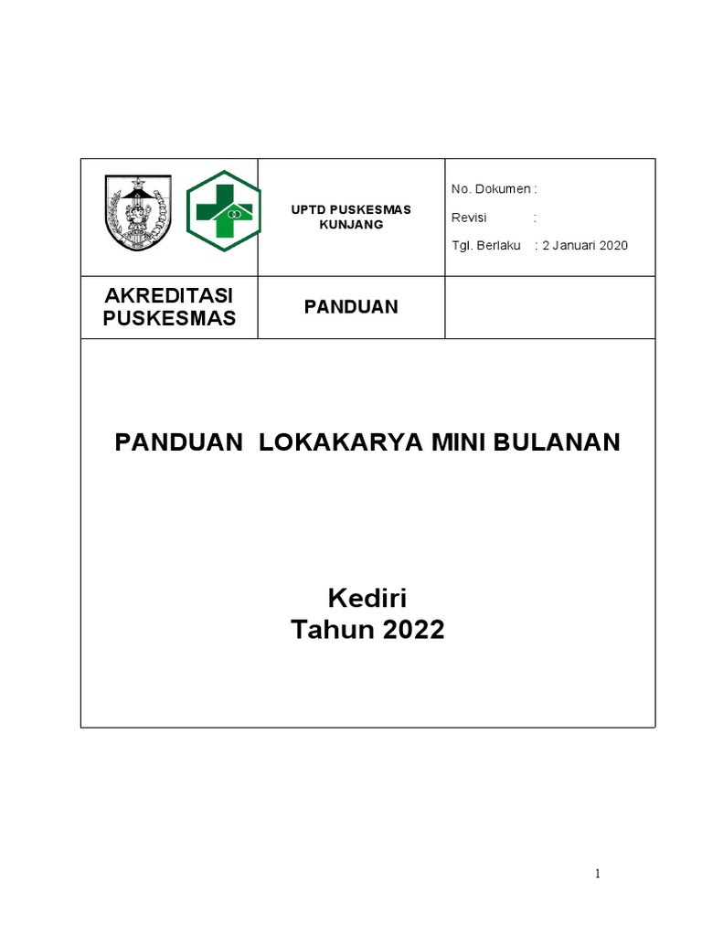 Panduan Lokmin Bulanan | PDF