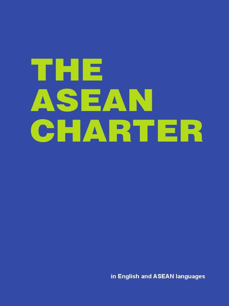 2012 - The ASEAN Charter in English and ASEAN Languages (May) | PDF