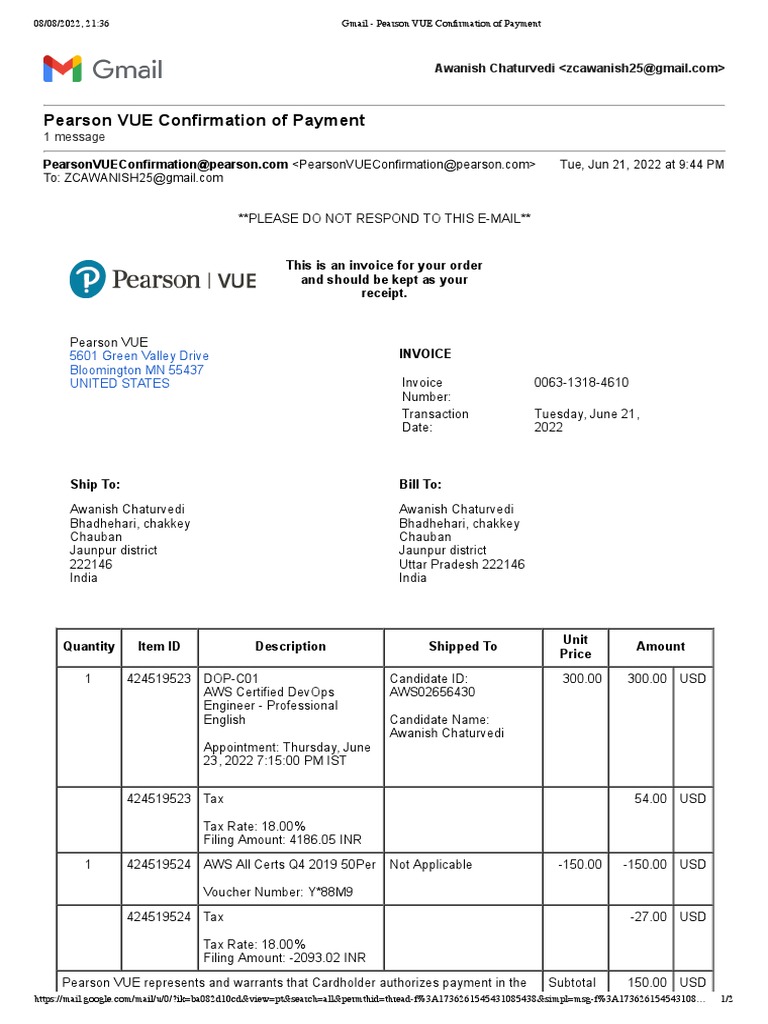Devops Invoice | PDF