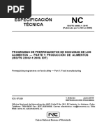 Iso TS 22002-1 2013 | PDF | Agua | Seguridad alimenticia