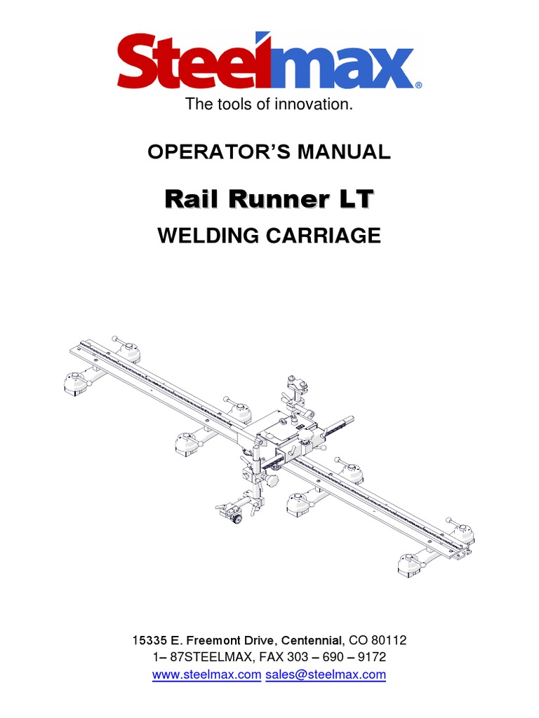 Rail Runner LT Operators Manual V2 3 2020 | PDF | Screw | Manual ...