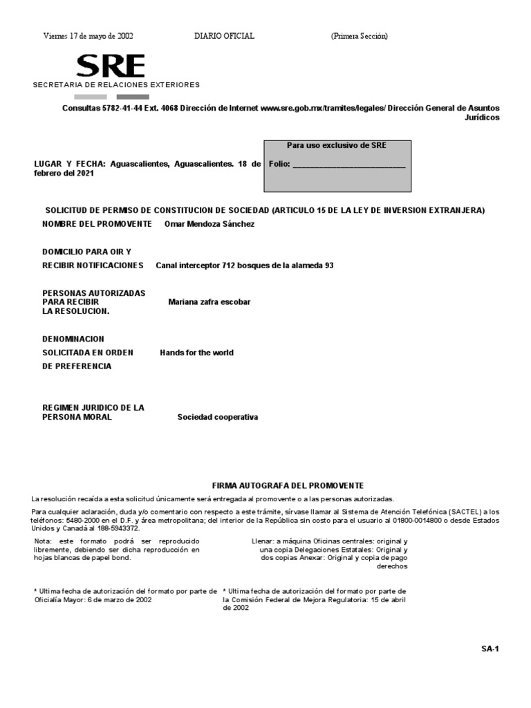 Formato 1 Legalidad Empresarial | PDF | Gobierno