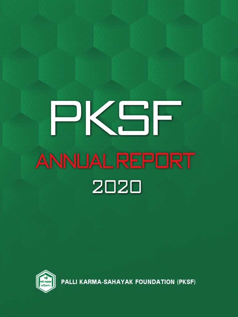 PKSF Annual Report 2020 English | PDF | Economies