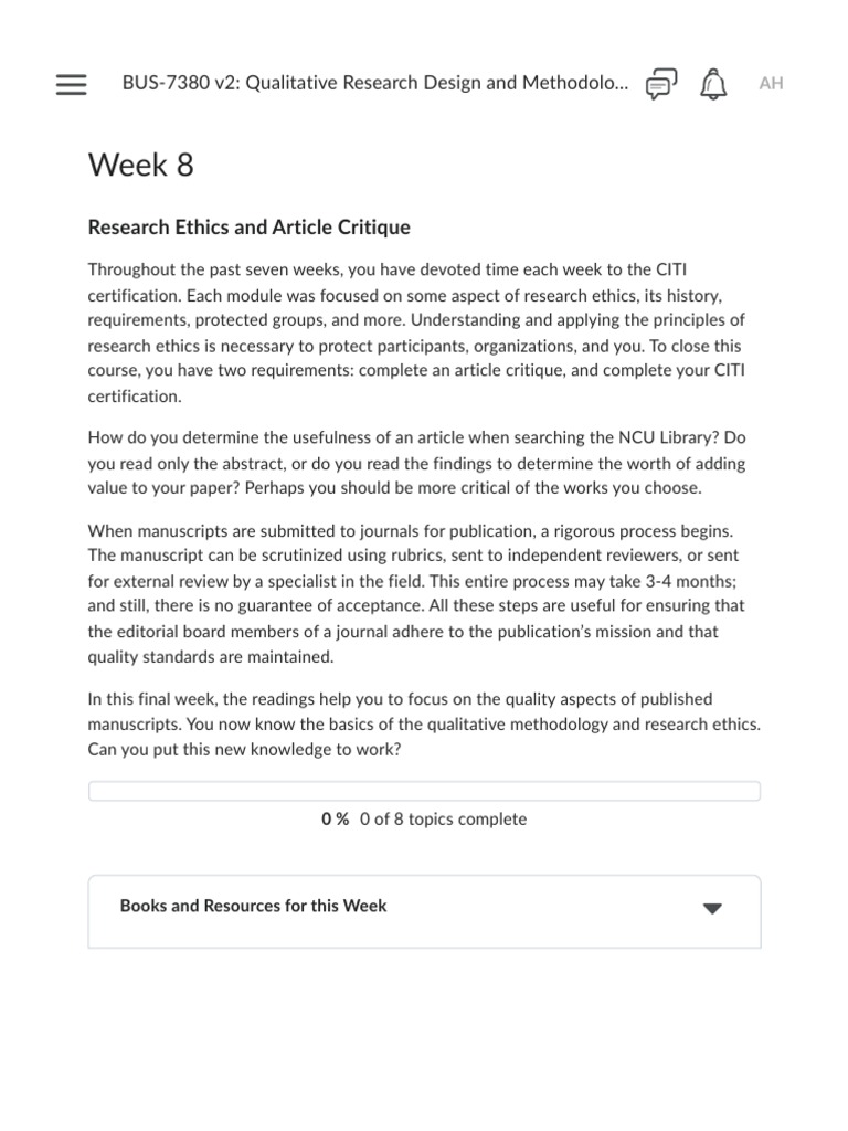 BUS-7380 v2 - Qualitative Research Design and Methodology (7669520173 ...