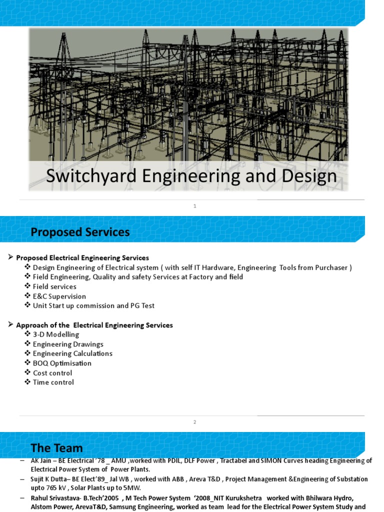 Substation Design, Engineering, Modeling and Layouts - Rev.1 | PDF ...