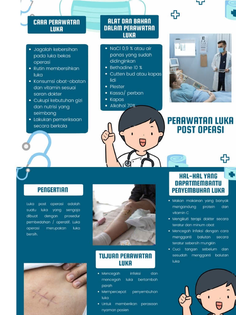 Leaflet Perawatan Luka | PDF