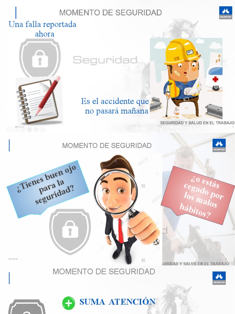 Mensajes de Seguridad Formato | PDF