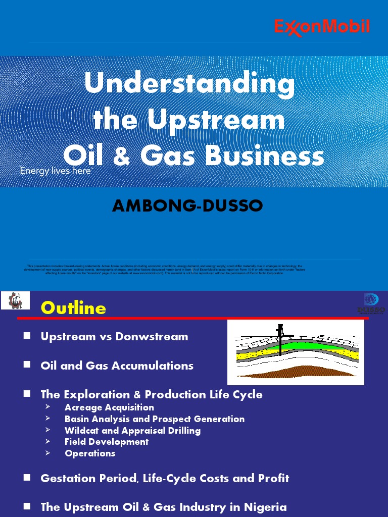 Understanding the Upstream Oil & Gas Business | PDF | Petroleum ...