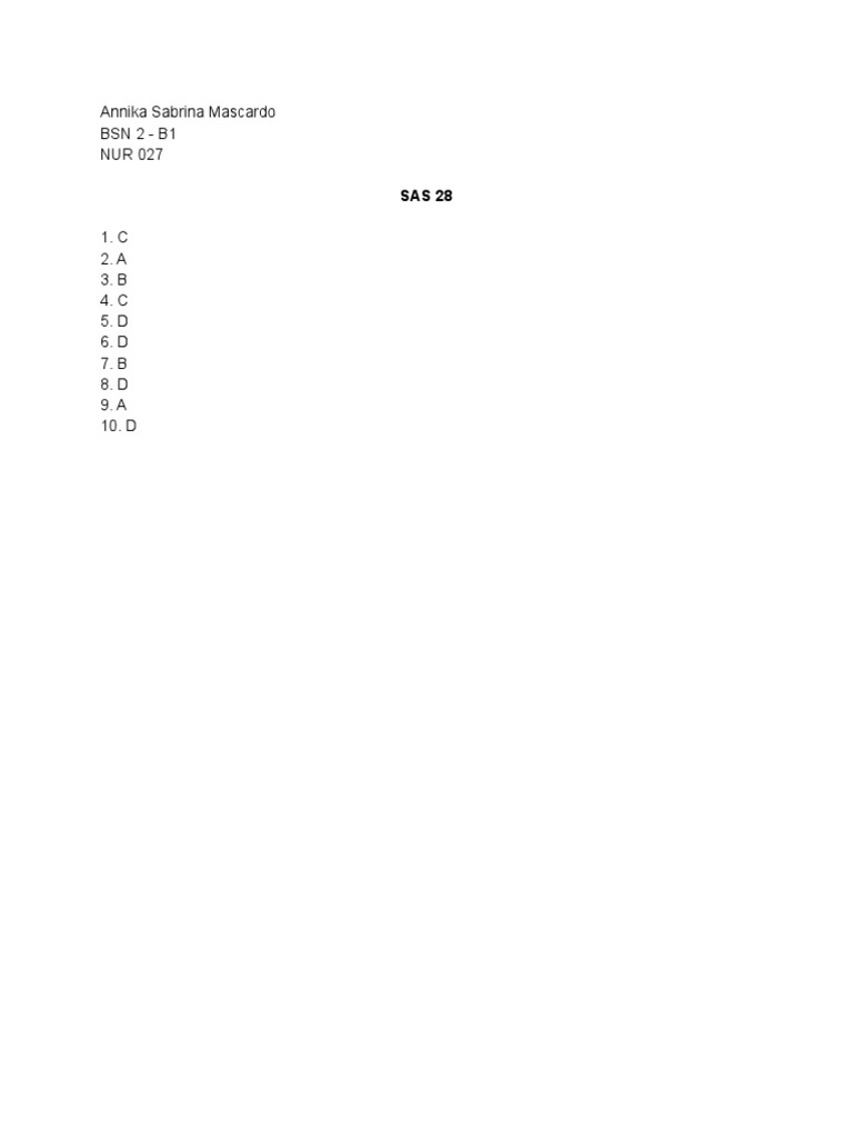 SAS 28 - NUR 027 - Mascardo | PDF