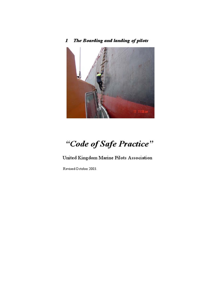 Pilot Boarding Safety Guidelines | PDF
