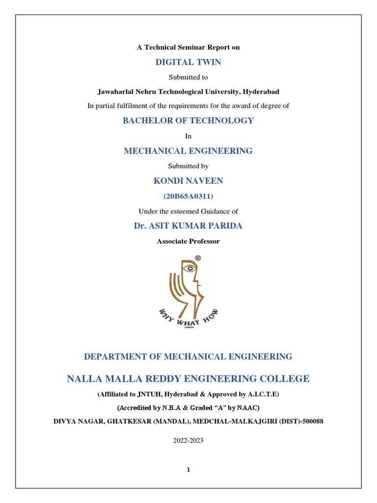 Technical Seminar Report Final Kondi Naveen | PDF