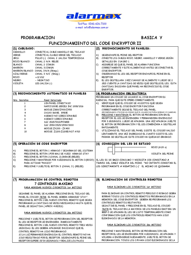 Code Encryptor | PDF | Control remoto | Diodo emisor de luz