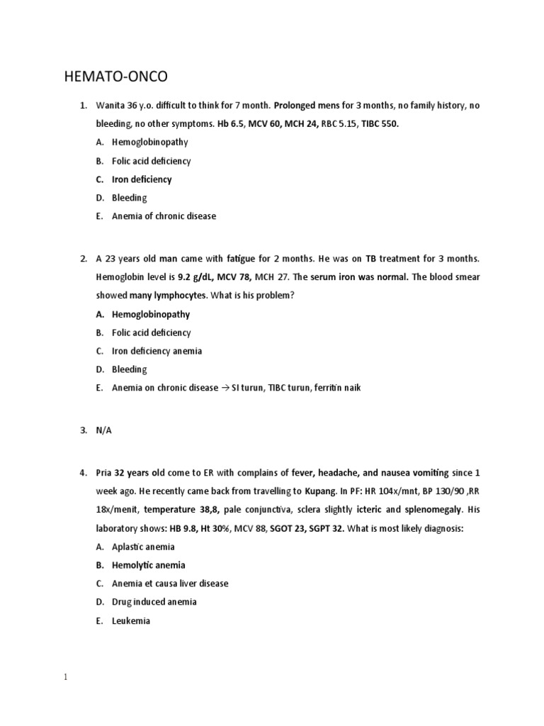 Hemato-Onco 2015 - Mer | PDF