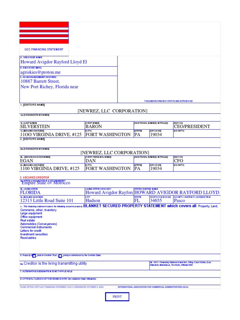 Empire Ucc1 NEWREZ, LLC | PDF | Common Law | Business Law