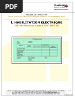 COURS Habilitation Électrique | PDF | Électricité | Électrotechnique