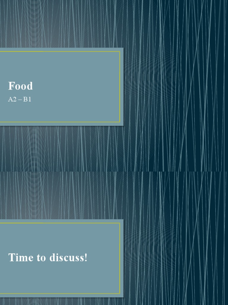 Food Speaking Club Pdf