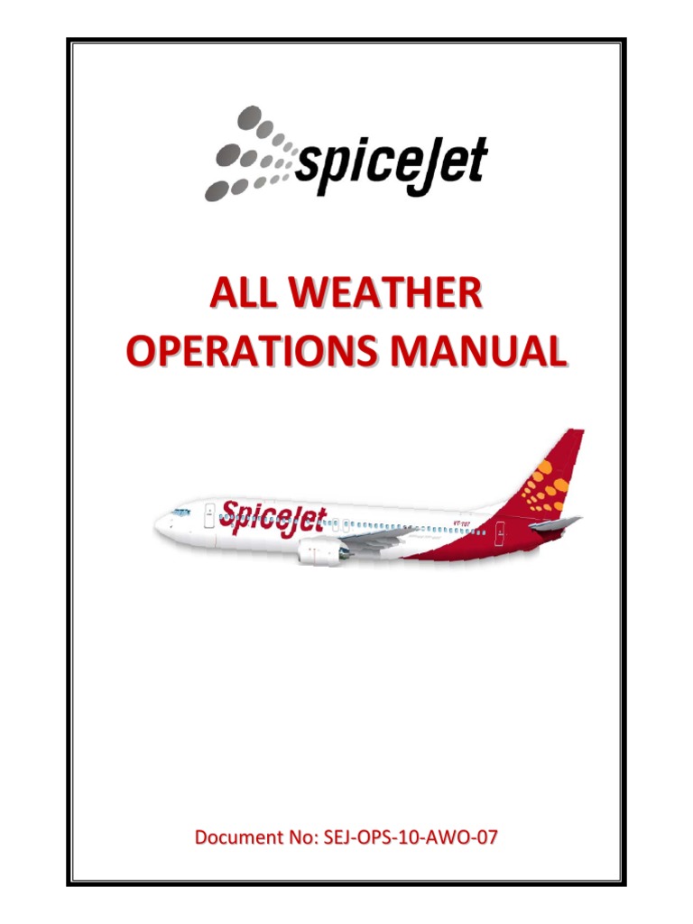 All Weather Operations Manual | PDF | Runway | Aeronautics