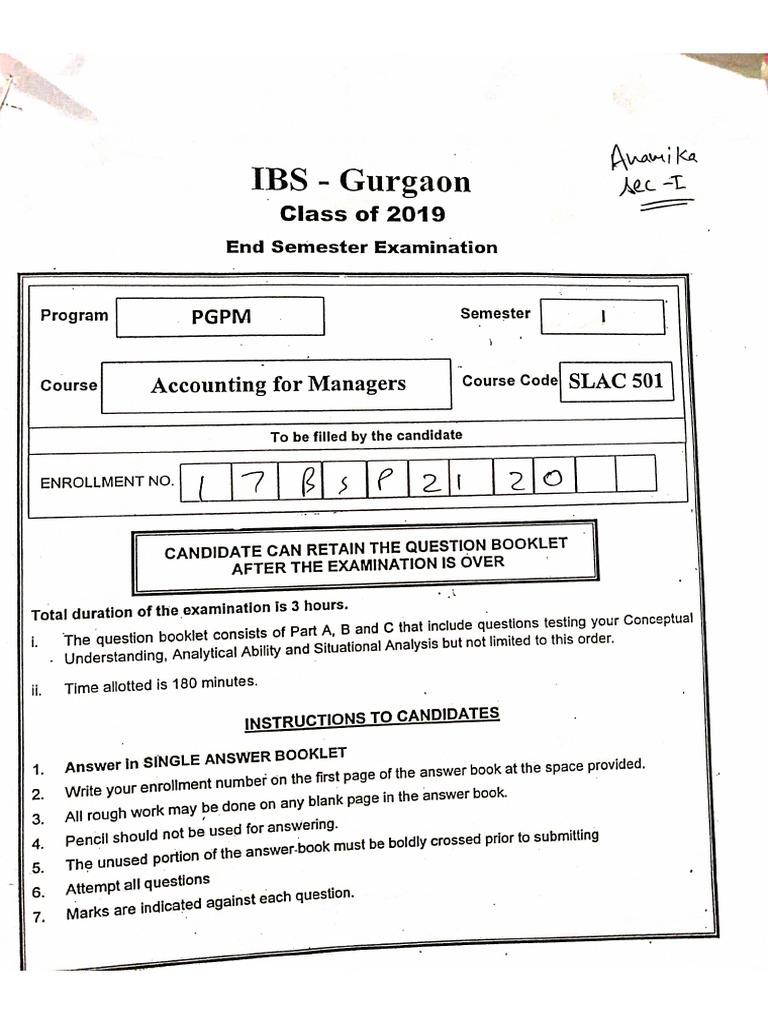 End Sem - 2019 | PDF
