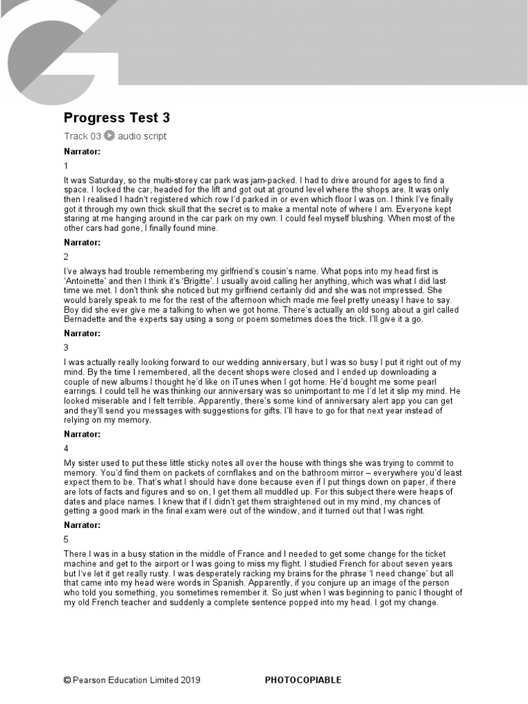 Gold C1 Advanced NE PT03 AK | PDF