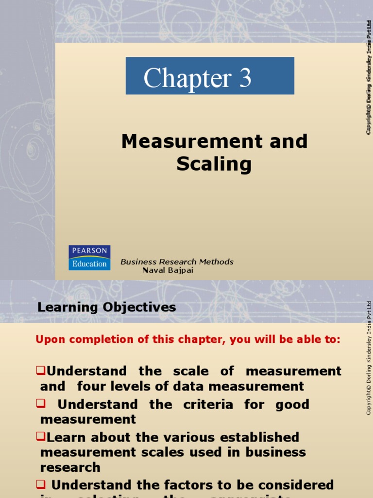 Chapter 3 Pdf Level Of Measurement Validity Statistics