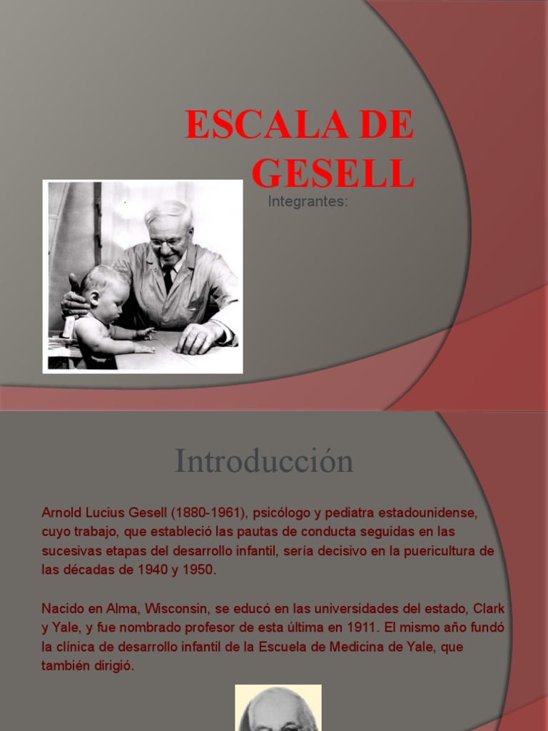 Escala de Gesell | PDF | Cociente de inteligencia | Sicología