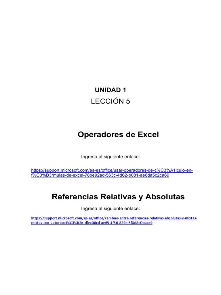 U1L5 LecturaComplementario | PDF