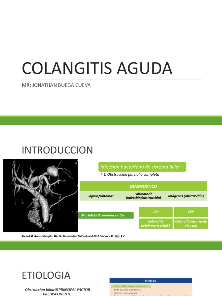 Colangitis Aguda | PDF | Medicina | Causas de la muerte
