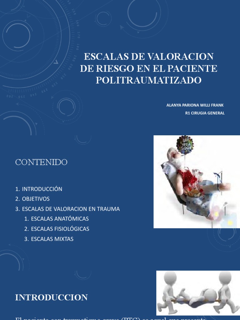 Escalas De Valoracion De Riesgo En El Paciente Pdf Lesión